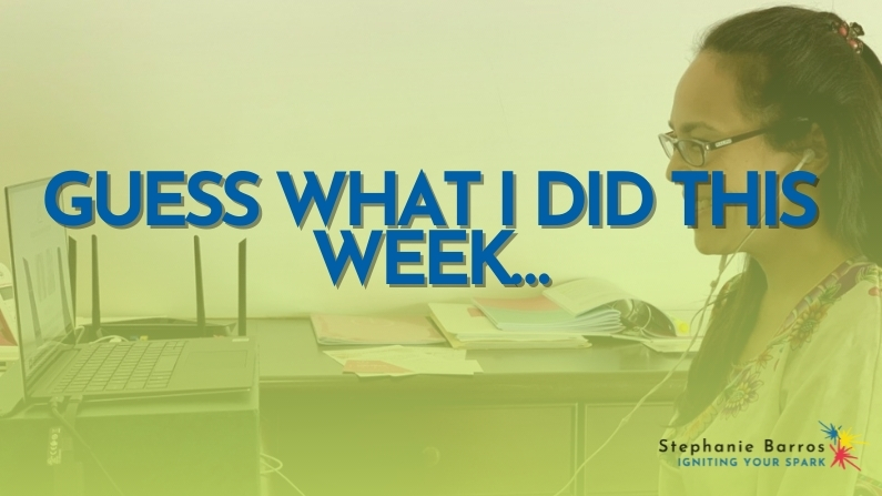 Guess what I did this week... | Stephanie Barros
